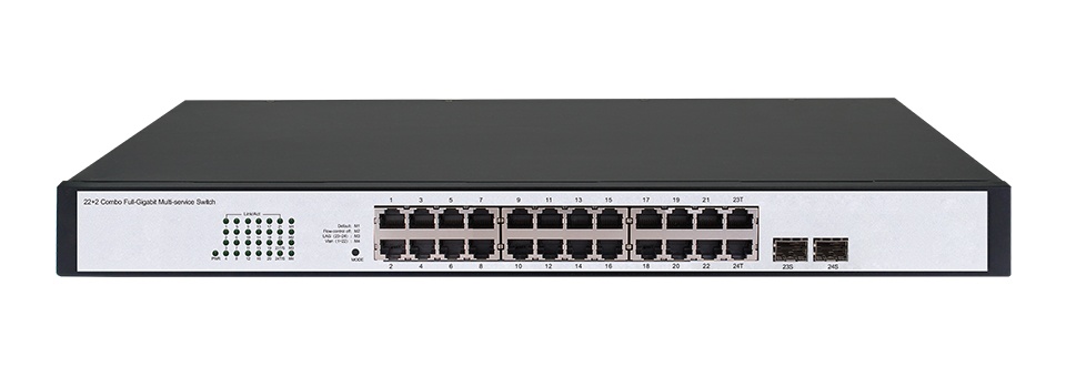 SWITCH BDCOM 24 PORTS GIGABIT C/2 PORTS 1G SFP (S1526V1) Redes & WiFi ...