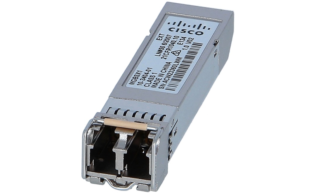 MODULO FIBRA CISCO GIGABIT ETHERNET SX MINI-GBIC SFP TRANSCEIVER ...