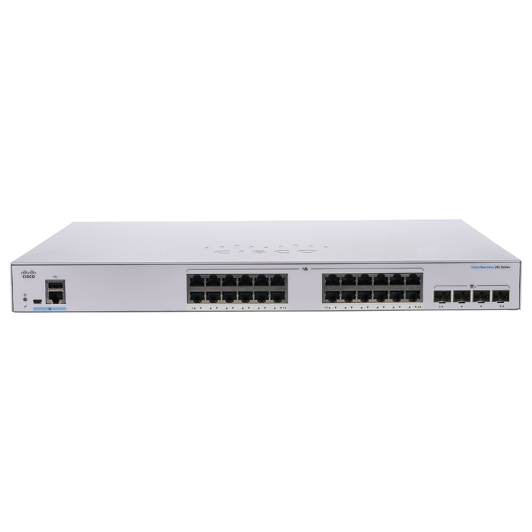 SWITCH CISCO BUSINESS 250 Series Smart Switch 24-port GE 4x1G SFP ...