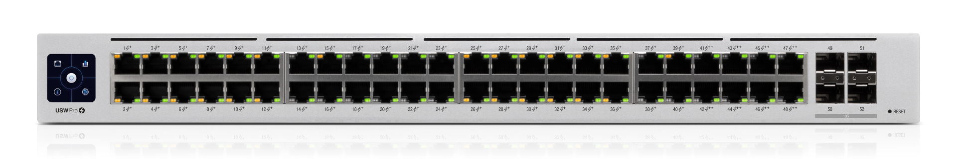 SWITCH UBIQUITI 48 PORTS UniFi (40 PORTS PoE+ 8 PORTS PoE++) C/4 PORTS ...