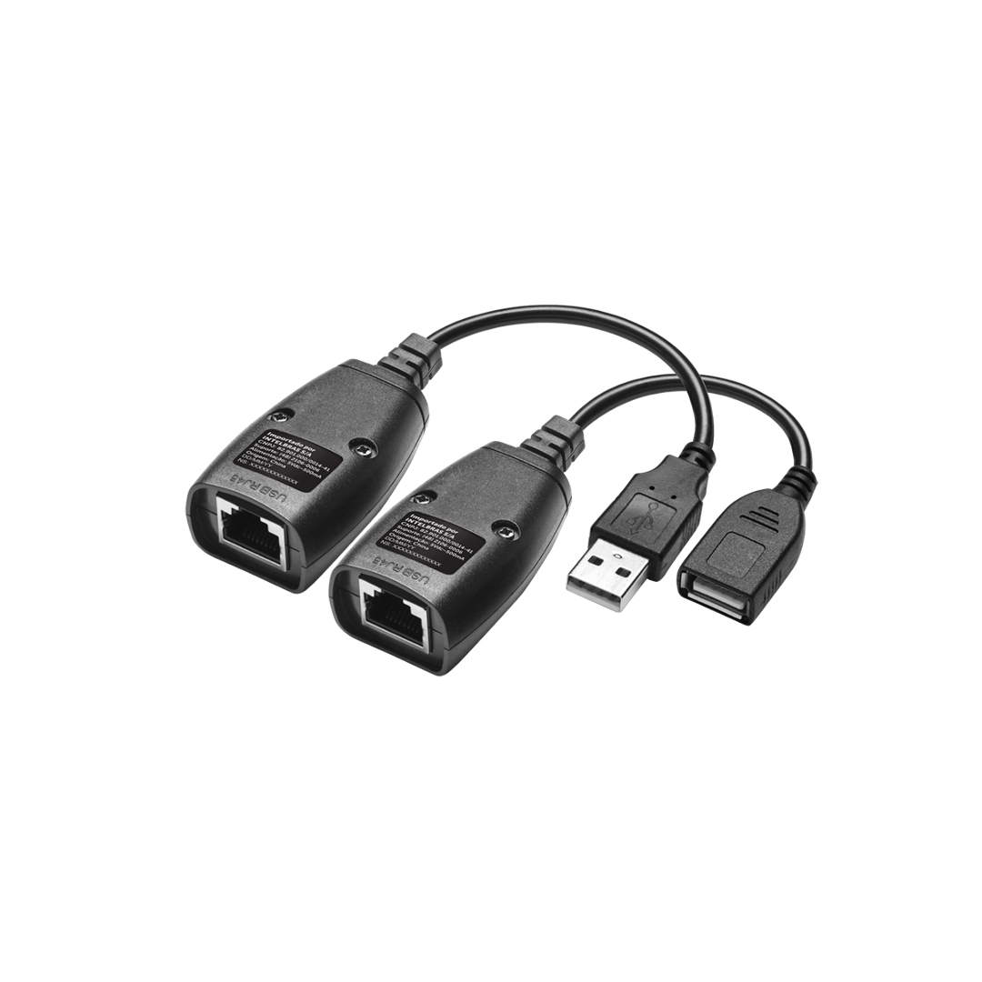 ADAPTADOR EXTENSION USB X UTP CAT.5E (HASTA 50Mts.) VEX-1050-USB ...