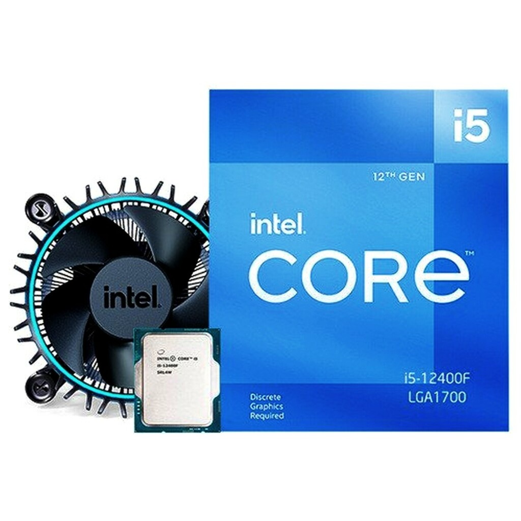 CPU INTEL CORE i5 12400F Gen. 12 S/VIDEO SCK1700 Componentes ...